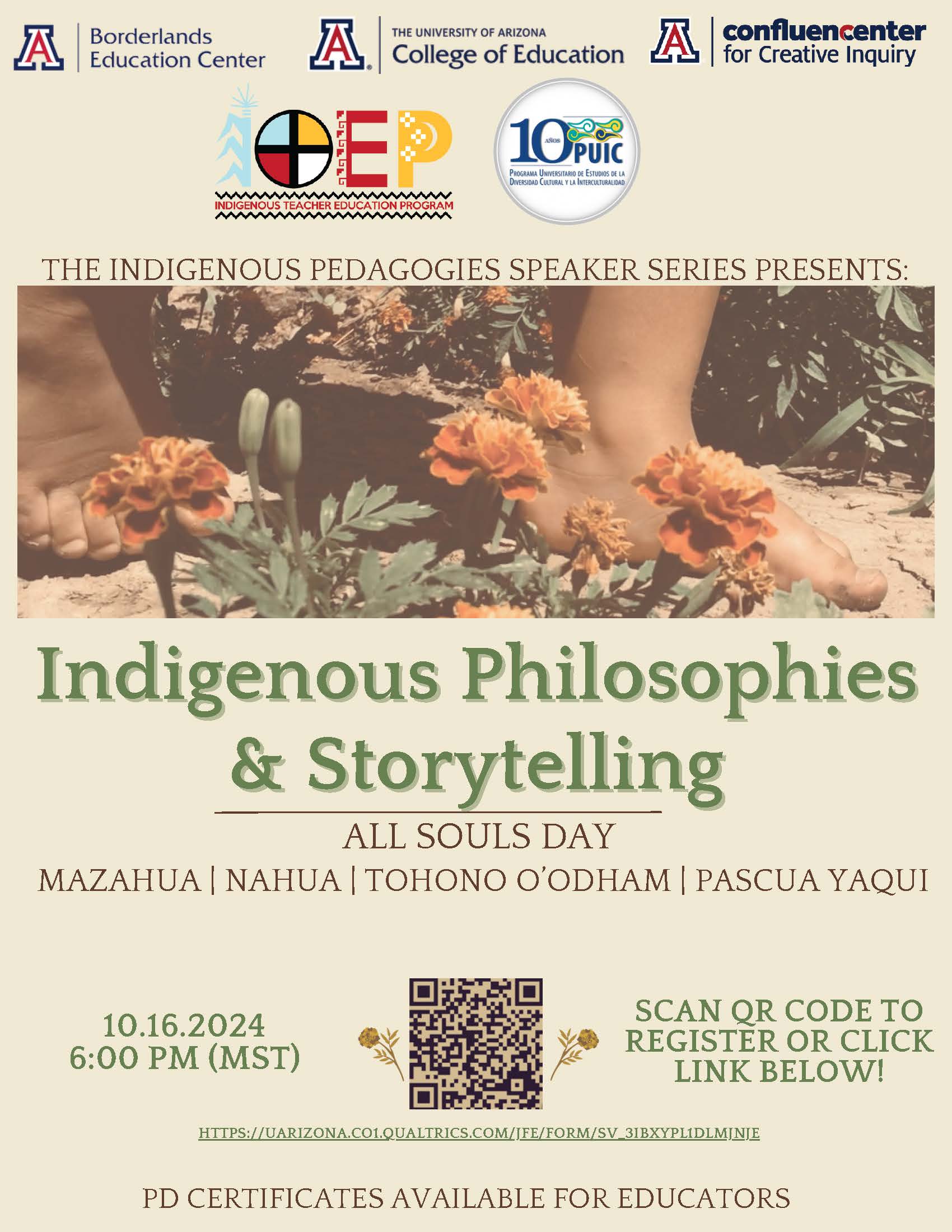 Indigenous Pedagogy Speaker Series (IPSS) | Confluencenter